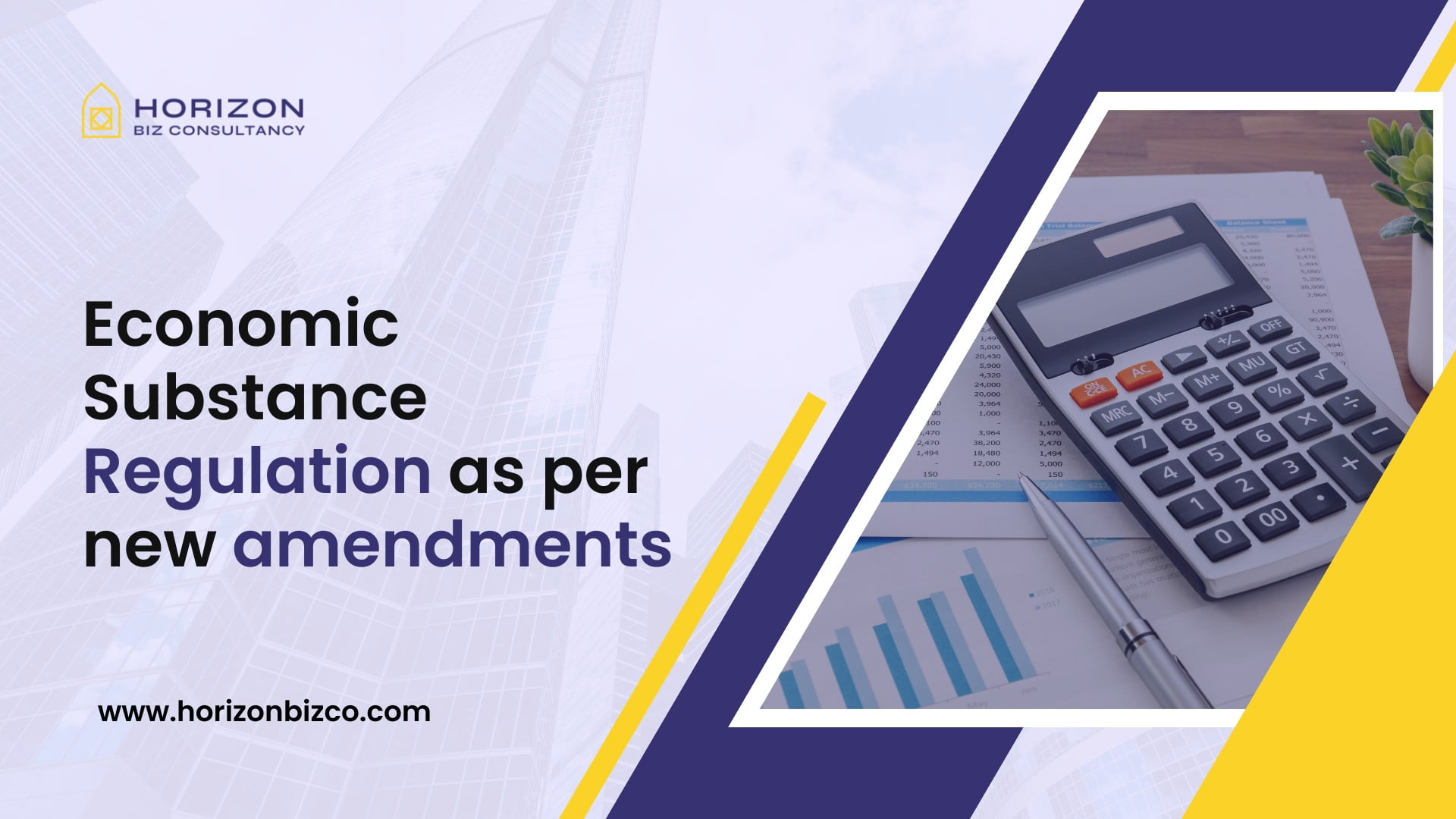 Economic Substance Regulation as per new amendments