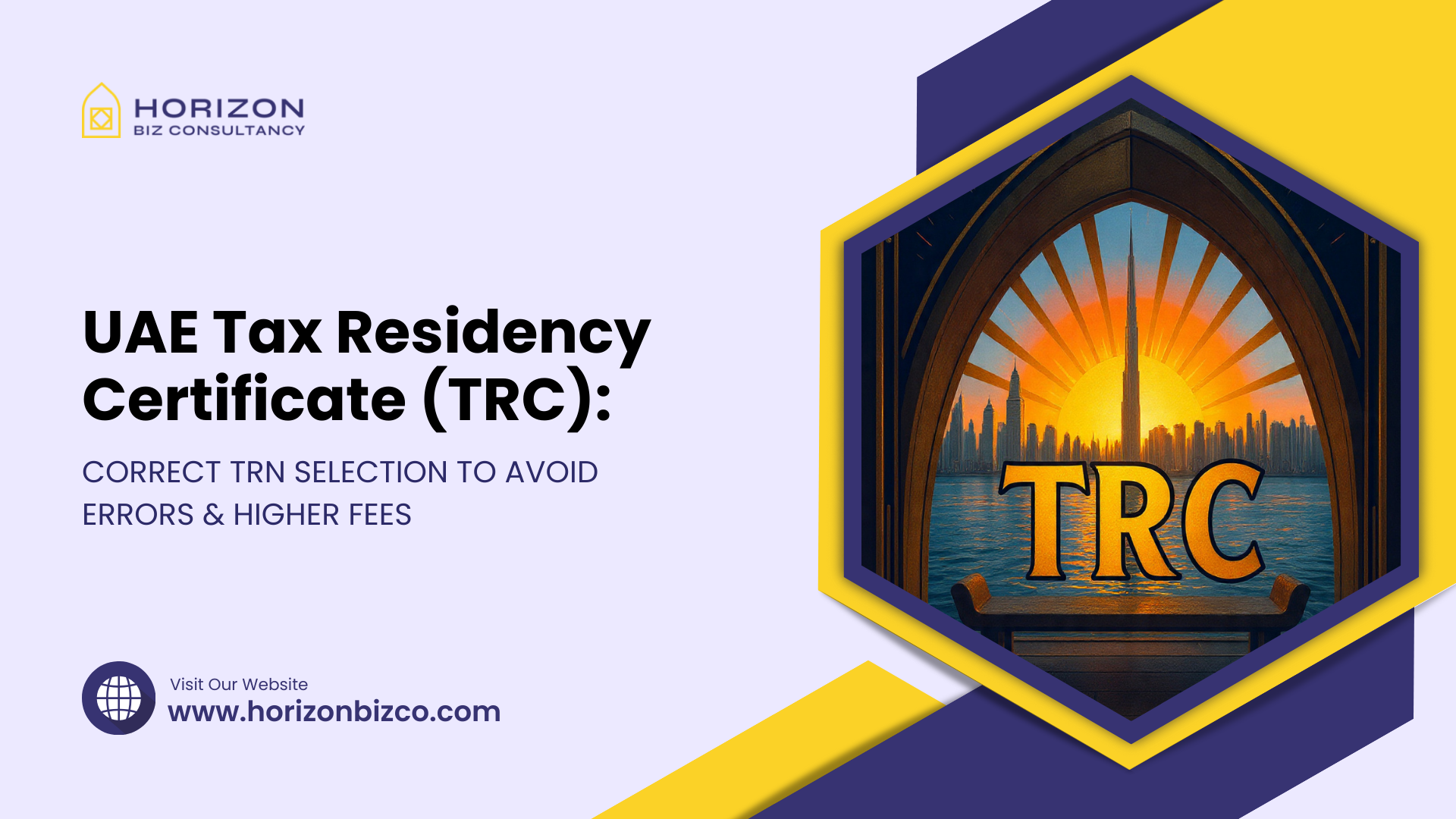 UAE Tax Residency Certificate TRN Mistake Businesses Make